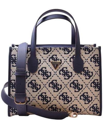 Blue Guess Tote bags for Women | Lyst