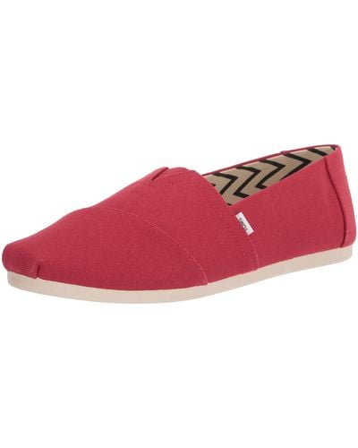 Red TOMS Shoes for Men | Lyst