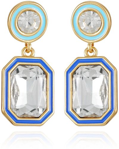 Blue Guess Earrings and ear cuffs for Women | Lyst