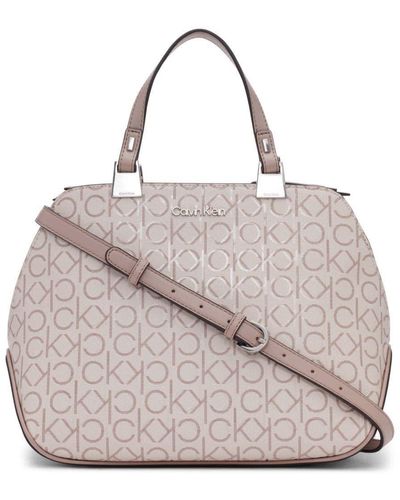 Pink Calvin Klein Satchel bags and purses for Women | Lyst