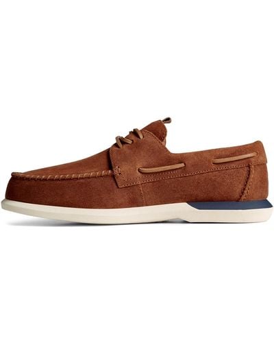 Brown Sperry Top-Sider Slip-on shoes for Men | Lyst