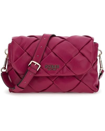 Purple Guess Shoulder bags for Women | Lyst