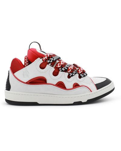 Red Lanvin Sneakers for Men | Lyst
