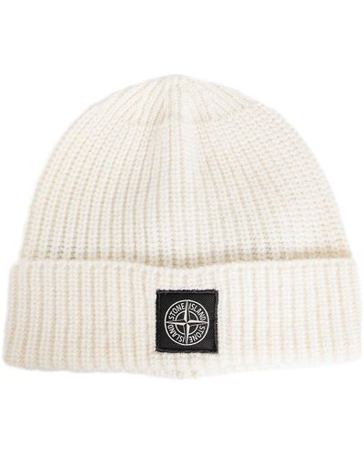 White Stone Island Hats for Men | Lyst