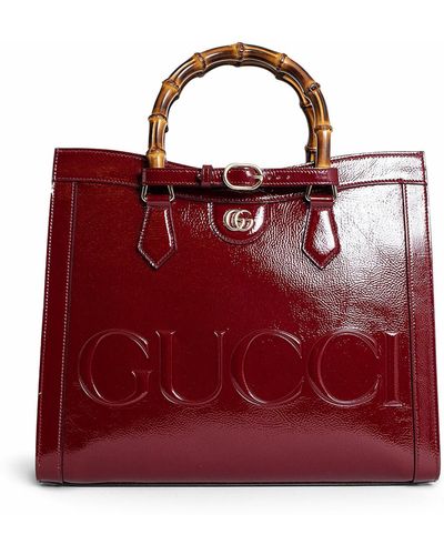 Red Gucci Tote bags for Women | Lyst