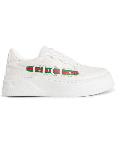 White Gucci Sneakers for Men | Lyst