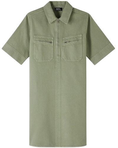 Green A.P.C. Dresses for Women | Lyst