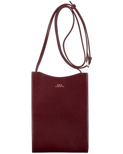 Red A.P.C. Bags for Men | Lyst