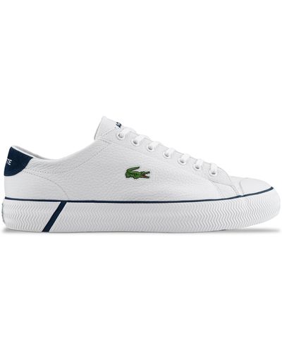 White Lacoste Shoes for Men | Lyst