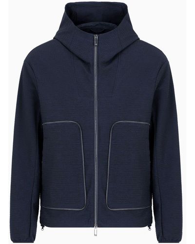Blue Emporio Armani Jackets for Men | Lyst
