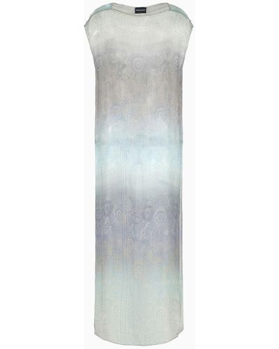 Gray Giorgio Armani Dresses for Women | Lyst