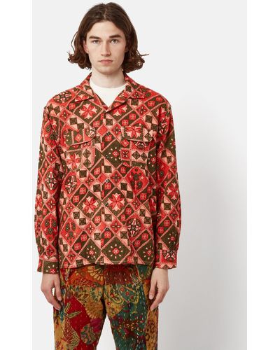 Red Engineered Garments Shirts for Men | Lyst