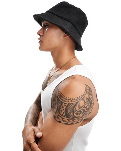 Black Asos Hats For Men Lyst