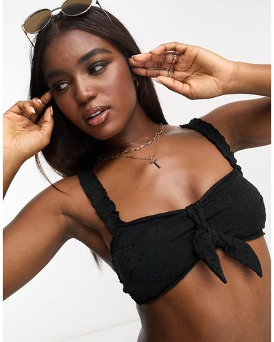 Black Miss Selfridge Beachwear And Swimwear Outfits For Women Lyst