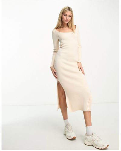 White Stradivarius Dresses For Women Lyst