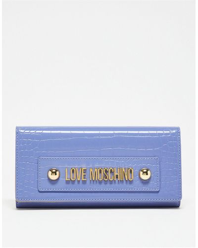 Blue Love Moschino Wallets and cardholders for Women | Lyst