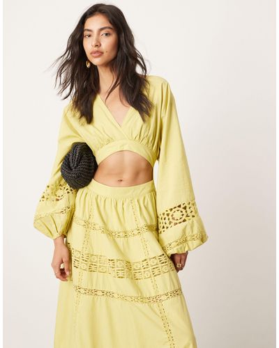 Yellow ASOS Dresses for Women | Lyst