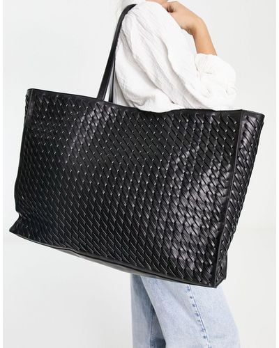 Black TOPSHOP Tote bags for Women | Lyst