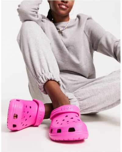 Gray Crocs™ Heels for Women | Lyst