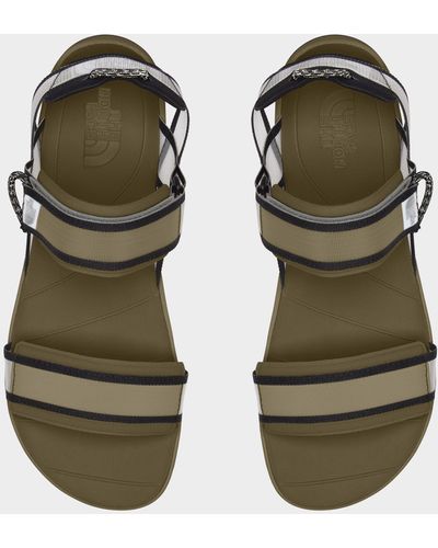Green The North Face Sandals, slides and flip flops for Men | Lyst