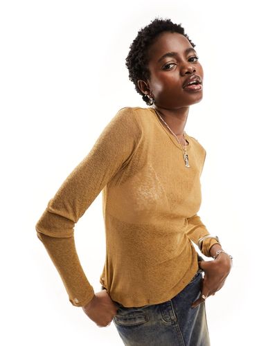 Monki Distressed Tops for Women | Lyst