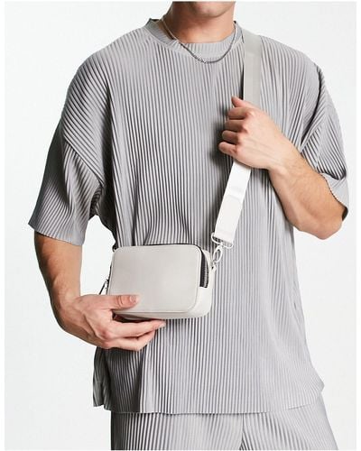 Gray ASOS Messenger bags for Men | Lyst