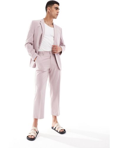Pink ASOS Pants for Men | Lyst