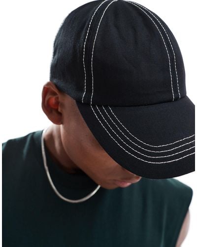Black ASOS Hats for Men | Lyst