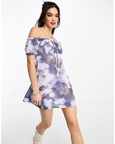 Blue Milkmaid Dresses for Women - Up to 60% off | Lyst
