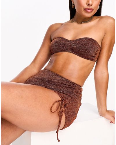 Brown Miss Selfridge Beachwear And Swimwear Outfits For Women Lyst