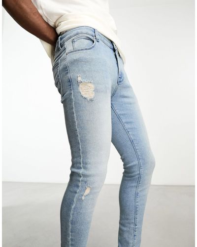 Powder Blue Jeans for Men | Lyst