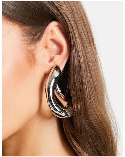 Brown ASOS Earrings and ear cuffs for Women | Lyst