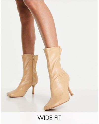 Natural ASOS Boots for Women | Lyst