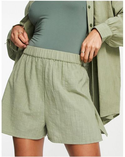 Green ASOS Shorts for Women | Lyst