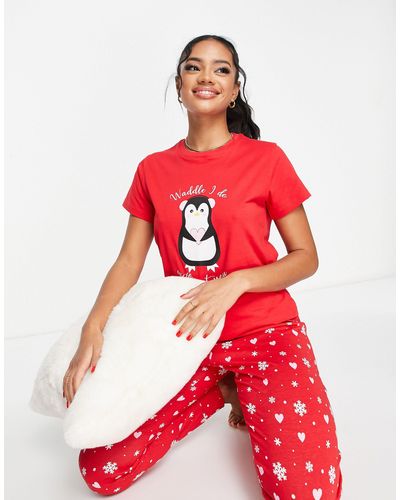 Red Threadbare Nightwear and sleepwear for Women | Lyst