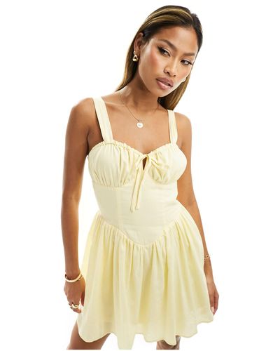 Yellow Milkmaid Dresses For Women Up To 60 Off Lyst