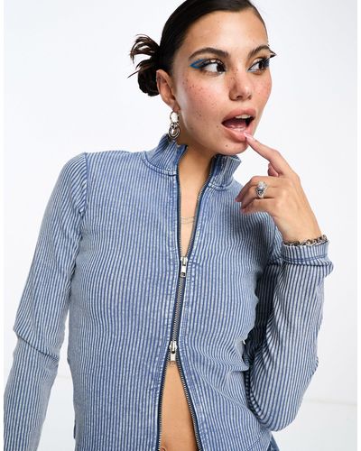 Blue Weekday Tops for Women | Lyst