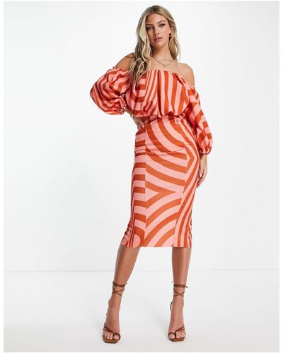 ASOS Striped Dresses for Women | Lyst