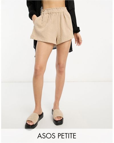 Natural ASOS Shorts for Women | Lyst