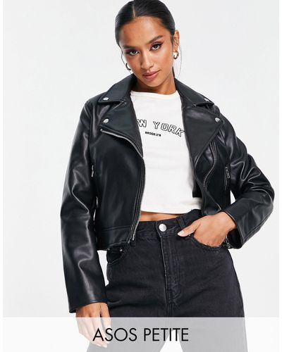 ASOS Leather jackets for Women | Online Sale up to 70% off | Lyst