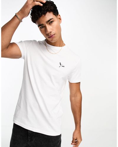 White Threadbare T-shirts for Men | Lyst