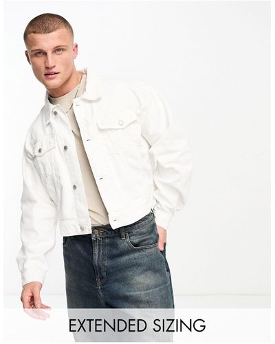 White ASOS Jackets for Men | Lyst