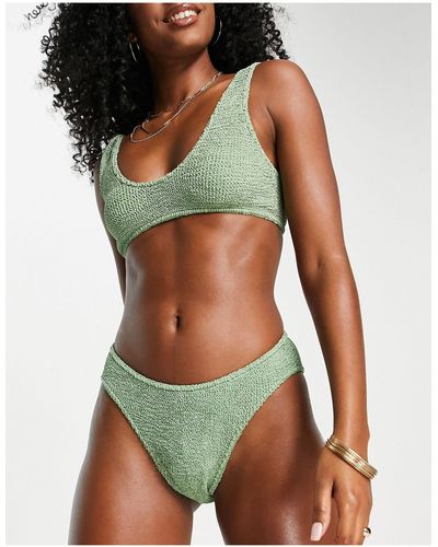 Green ASOS Beachwear and swimwear outfits for Women | Lyst