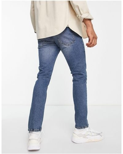 Blue Pull&Bear Jeans for Men | Lyst