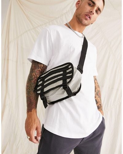 Gray ASOS Messenger bags for Men | Lyst