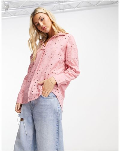 Pink ONLY Tops for Women | Lyst
