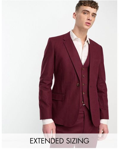 Red ASOS Jackets for Men | Lyst