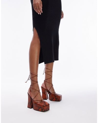 Natural TOPSHOP Shoes for Women | Lyst