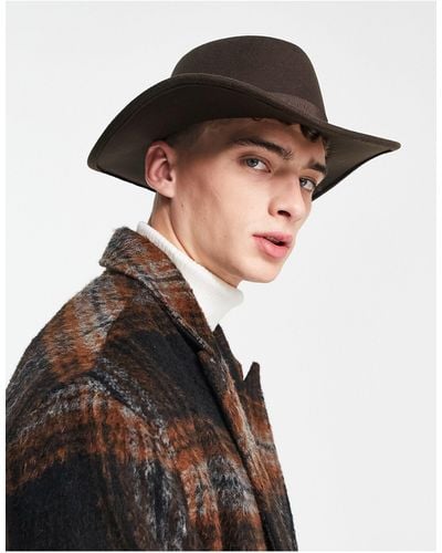 Brown ASOS Hats for Men | Lyst