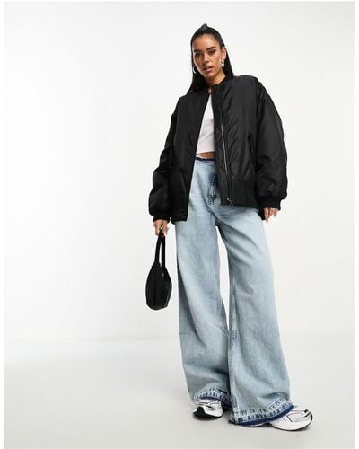 Black ASOS Jackets for Women | Lyst